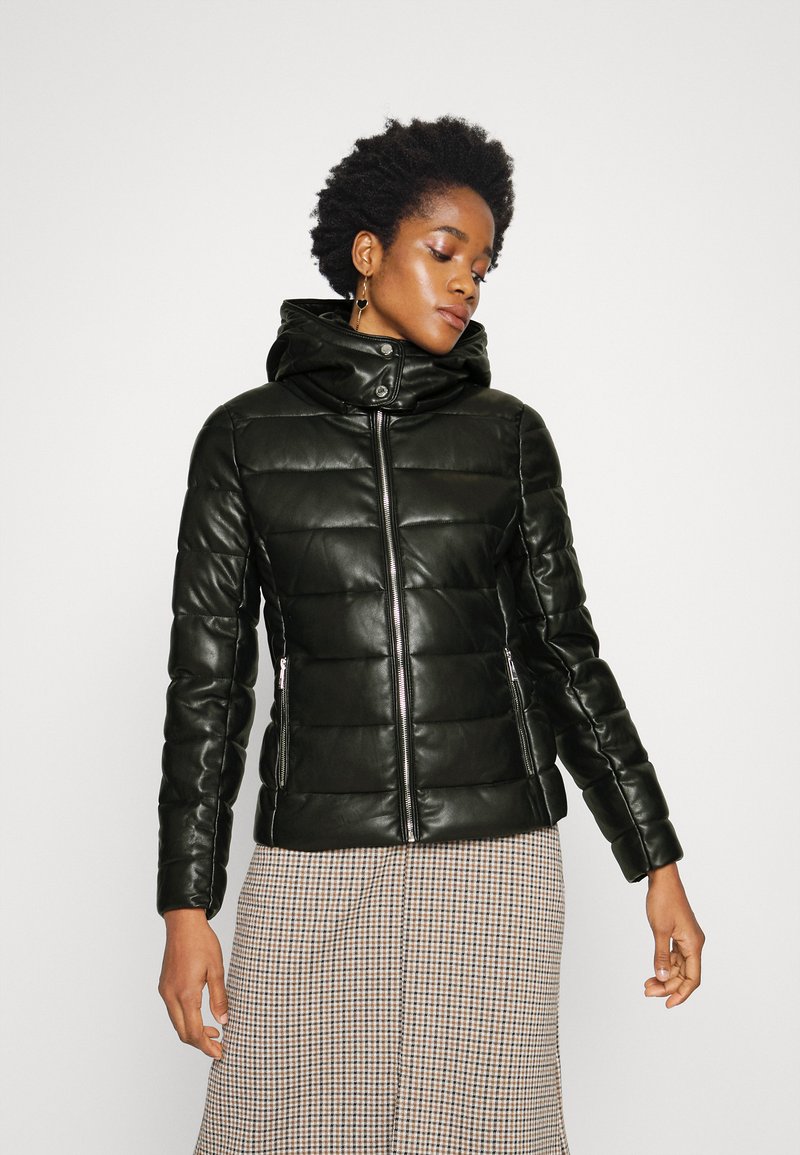 Morgan 212-GKELY - Faux leather jacket - noir/black - Zalando.ie