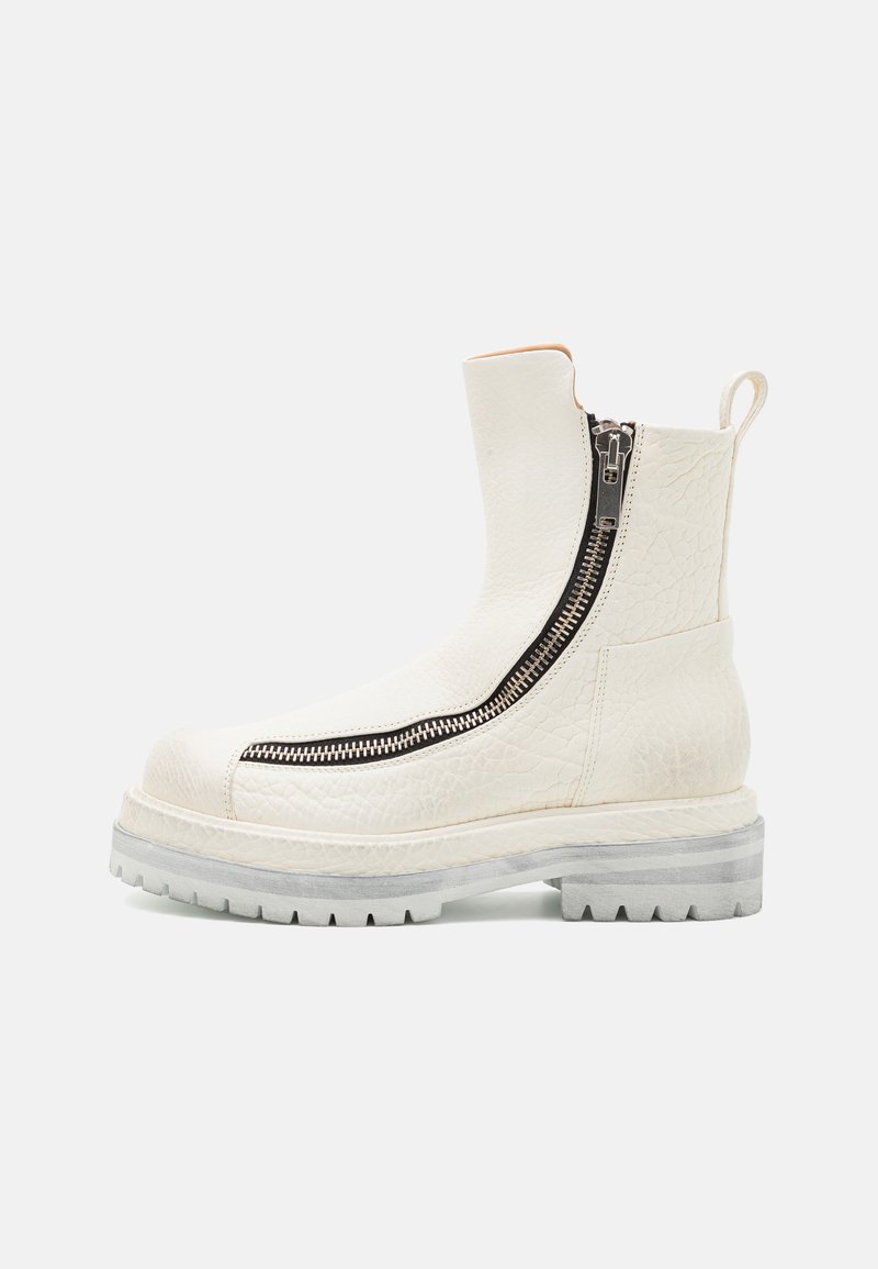 424 DOUBLE ZIPPER BOOTS - Classic ankle boots - white - Zalando.ie