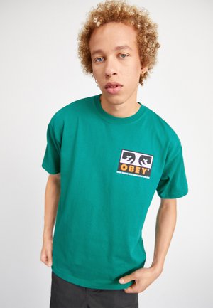 HUF STREET KNOWLEDGE - T-shirt con stampa - pine/verde bosco - Zalando.it