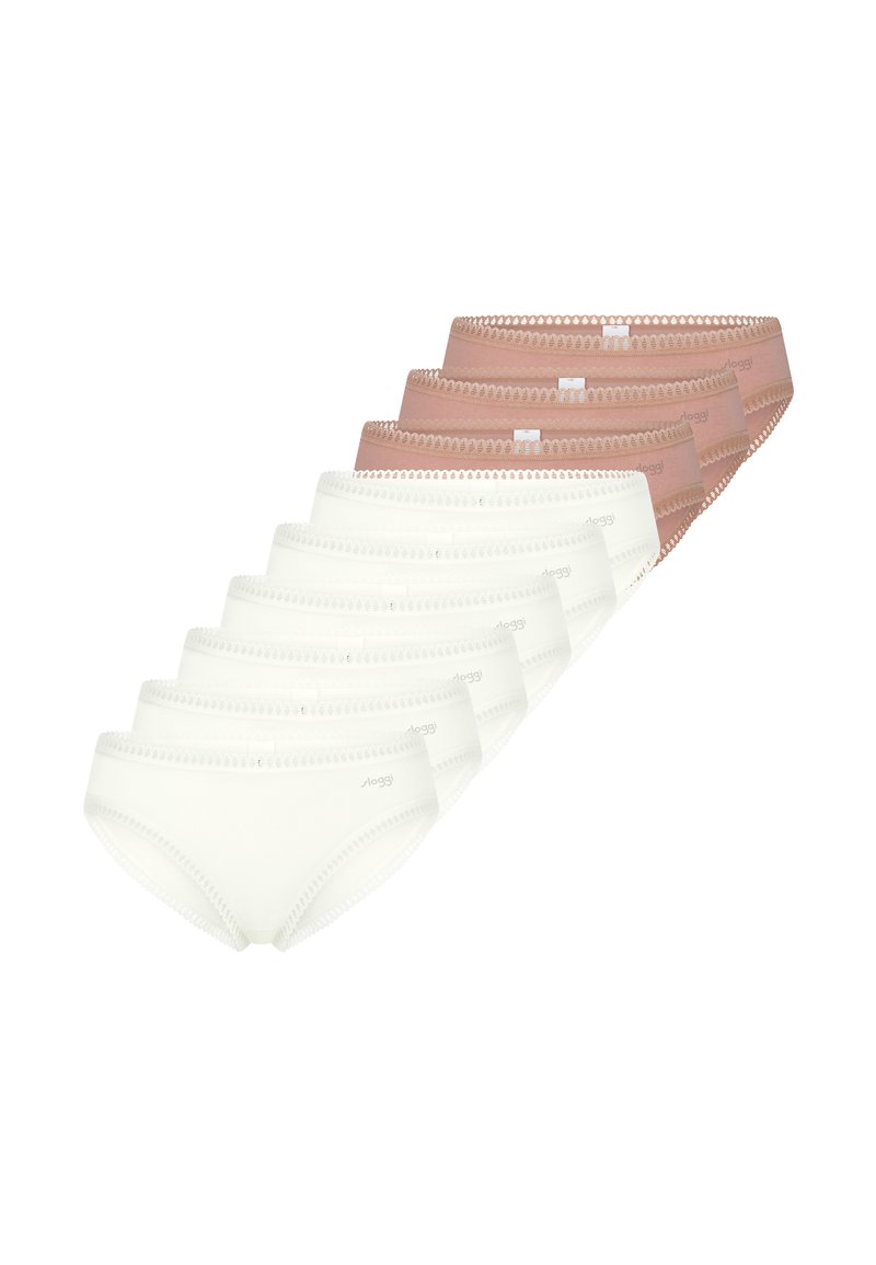 Sloggi GO Crush - 9er Pack Mini - Trusser - creme braun/hvid - Zalando.dk