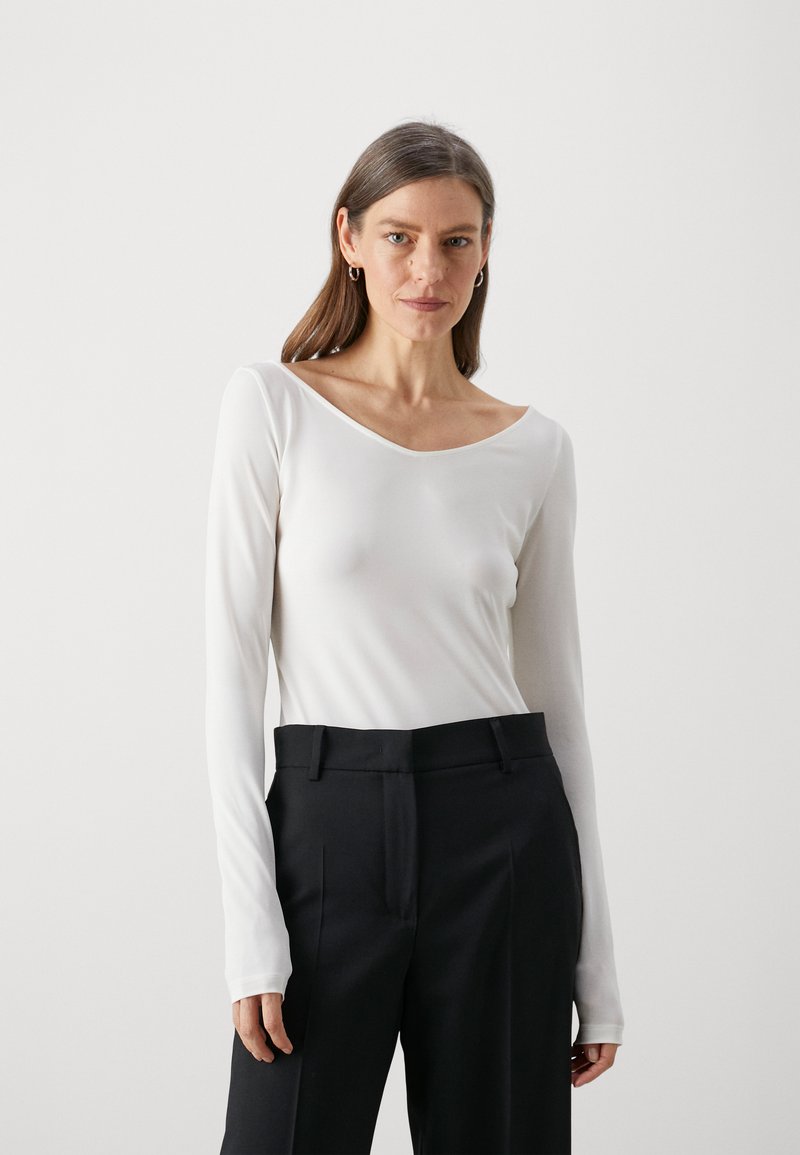 Max Mara Leisure RAGAZZA - Camiseta de manga larga - bianco/blanco ...
