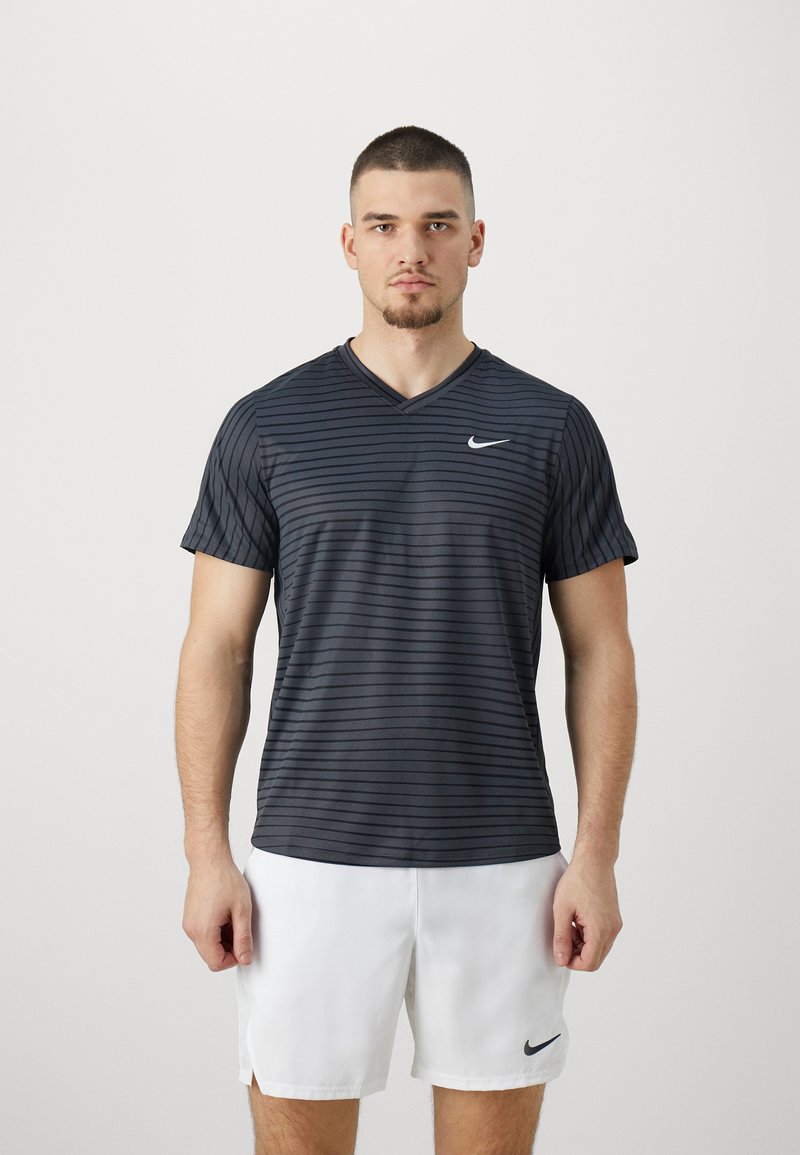 Nike Performance NOVELTY - Sports T-shirts - anthracite/antrasit ...