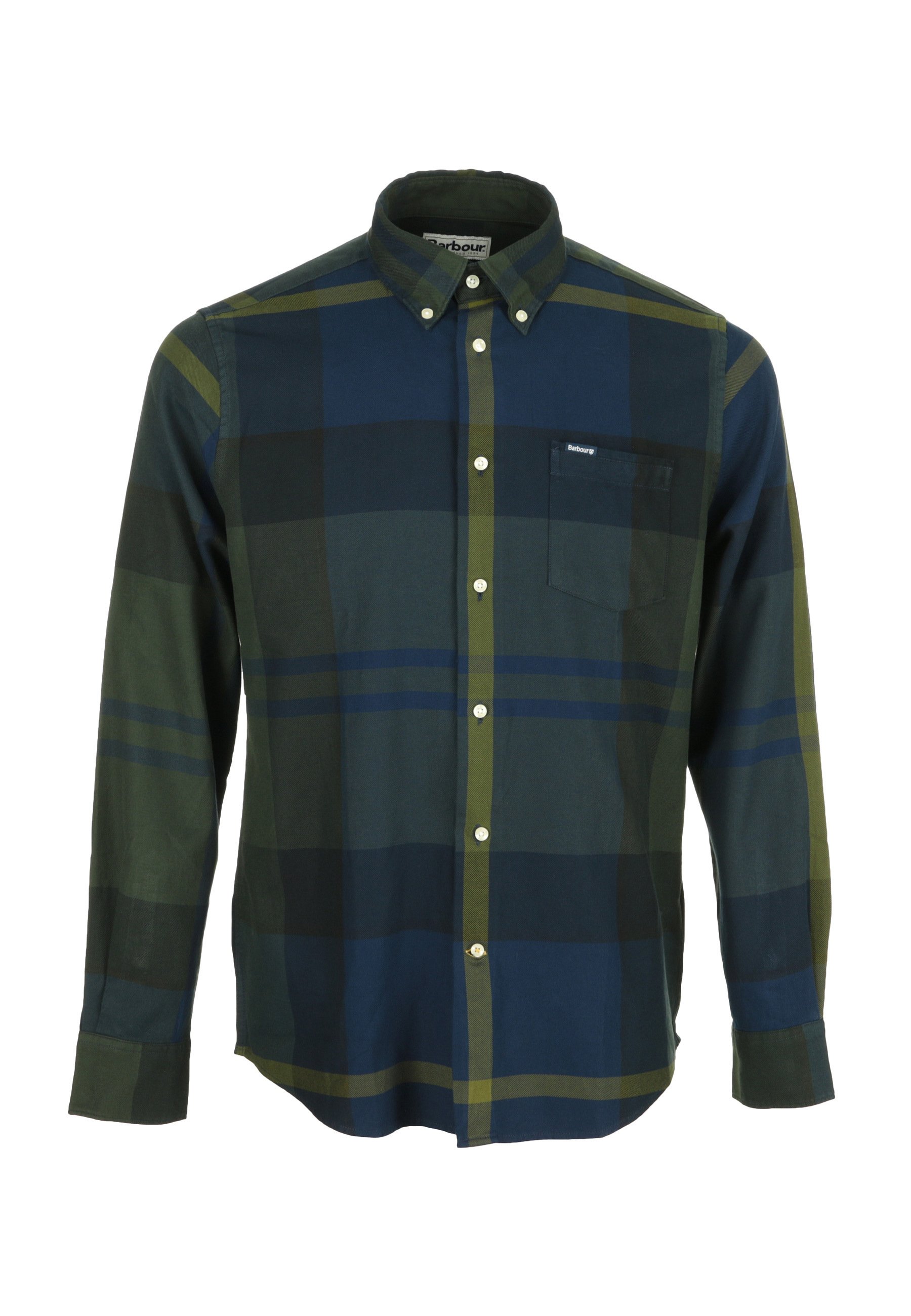 DUNOON TAILORED Hemd olive night