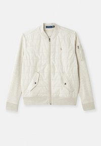 Polo Ralph Lauren LONG SLEEVE FULL ZIP - Bomberjacks - expedition dune heather/beige - Zalando.nl