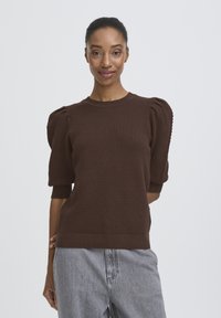 b.young BYMIKALA - Basic T-shirt - chicory coffee/dark brown - Zalando.ie