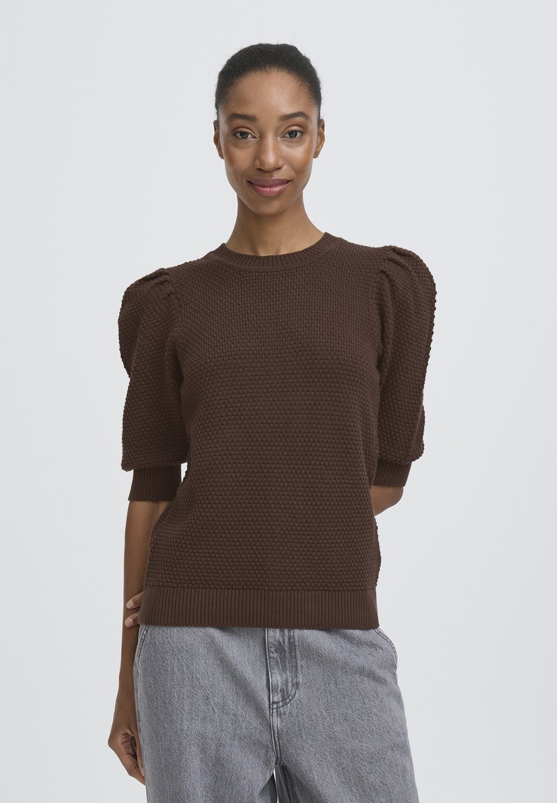 b.young BYMIKALA - Basic T-shirt - chicory coffee/dark brown - Zalando