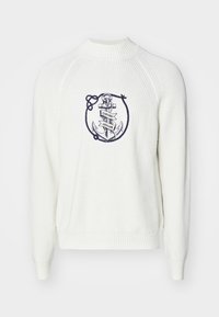 Emporio Armani MAGLIA - Jumper - bianco spuma/beige - Zalando