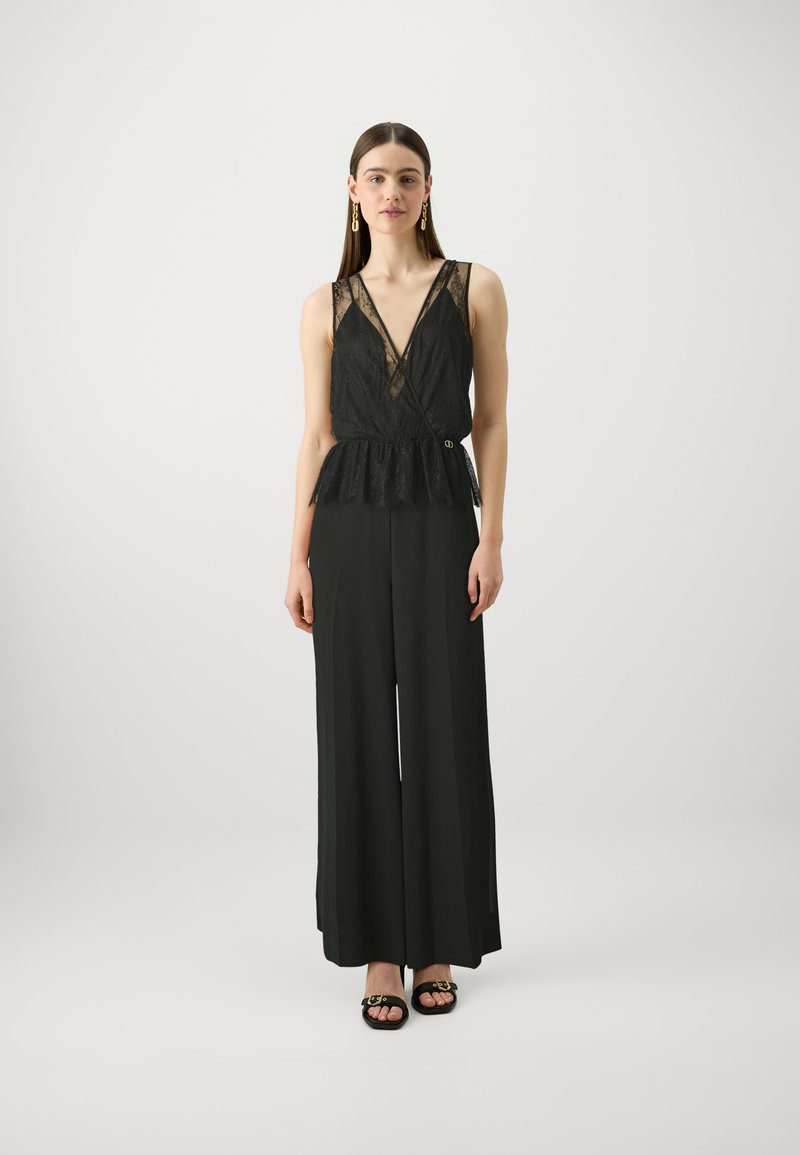 TWINSET TUTA CON CORPETTO - Jumpsuit - nero/black - Zalando.co.uk