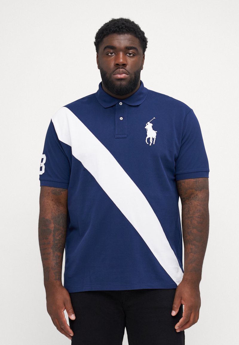 Polo Ralph Lauren Big & Tall Polo shirt - newport navy/white/dark blue ...