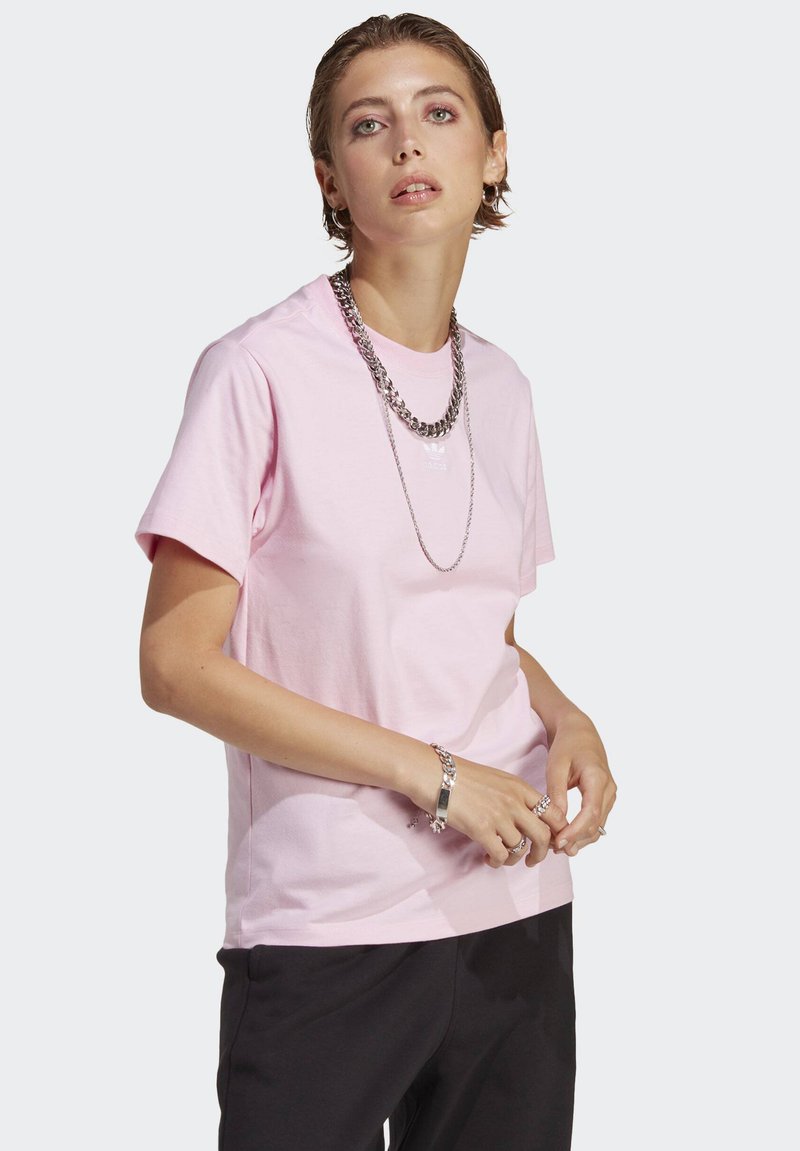 adidas Originals ESSENTIALS REGULAR TEE - Basic T-shirt - true pink/pink - Zalando.co.uk