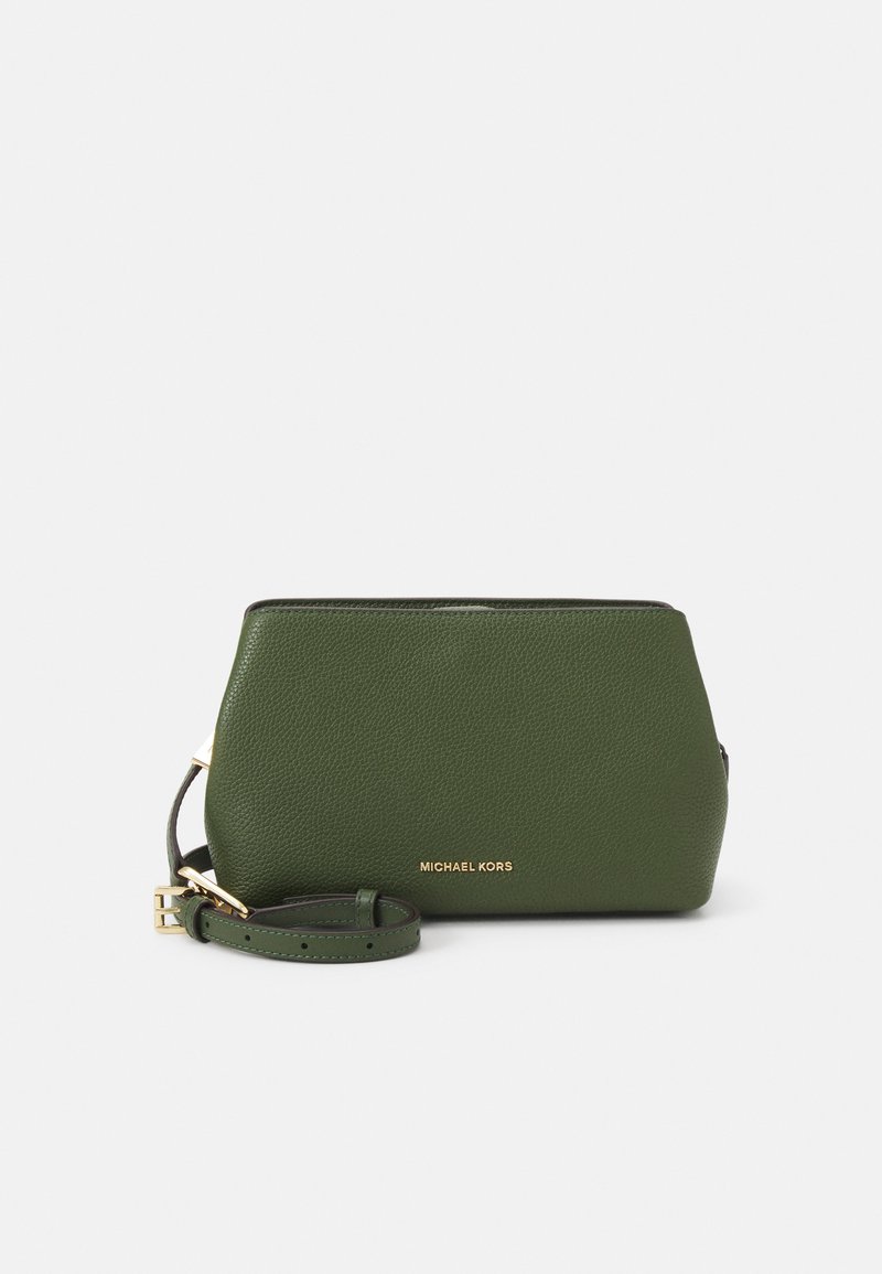 MICHAEL Michael Kors KENSINGTON - Across body bag - amazon green/dark ...