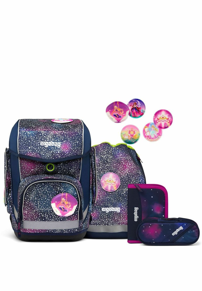 Ergobag SET - School bag - bärlaxy/purple - Zalando