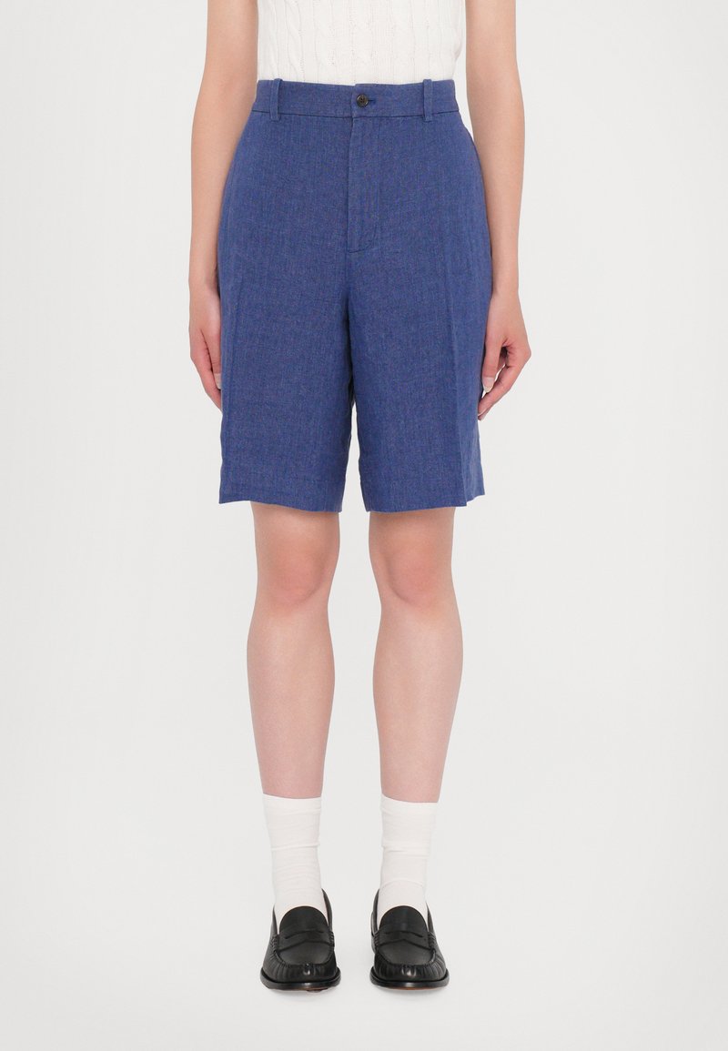 Polo Ralph Lauren LONG FLAT FRONT - Shorts - royal midnight blue/blue ...
