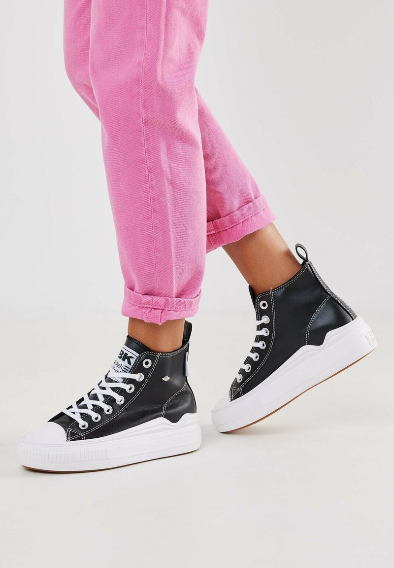 British Knights KAYA FLOW MID - Sneakers hoog - black/zwart - Zalando.be