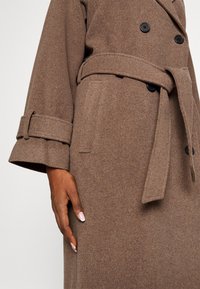 Object Petite OBJKEILY - Abrigo clásico - melange/gris claro jaspeado ...