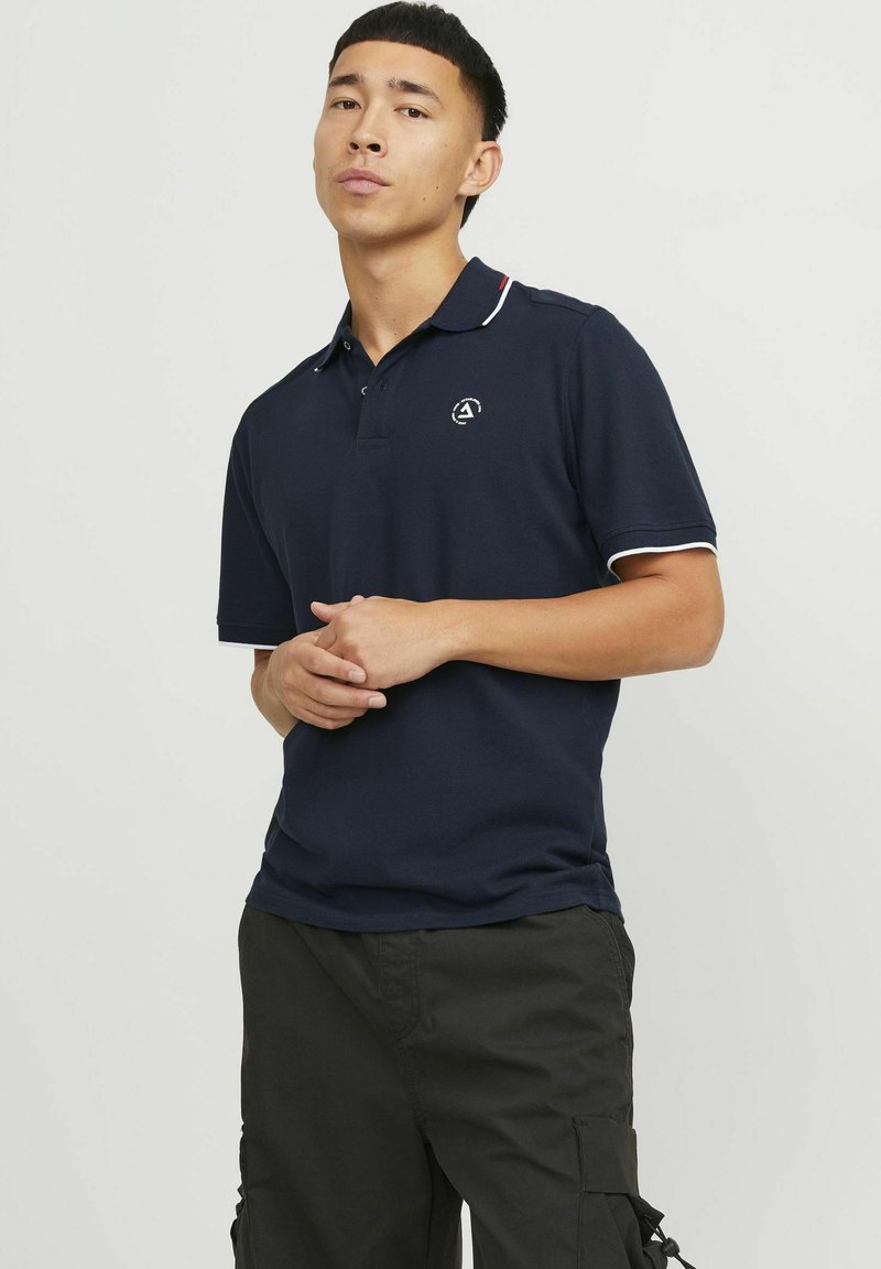 Jack And Jones Poloshirt Navy Blazer Dunkelblau Zalando De