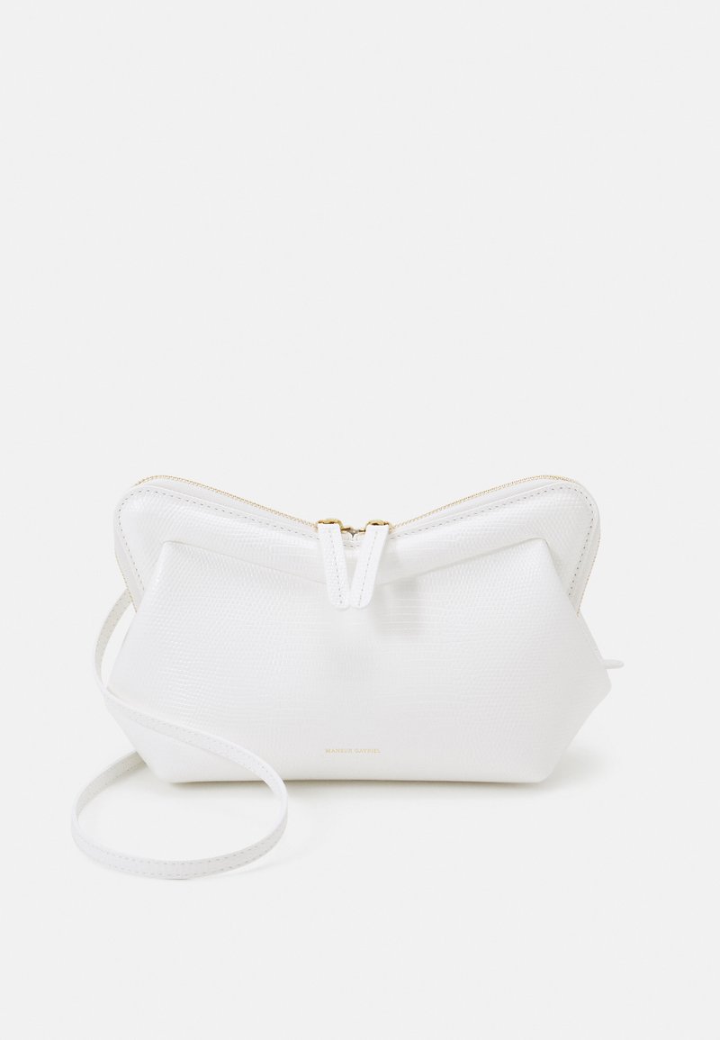 Mansur Gavriel MINI FRAME BAG - Across body bag - bianca/white ...