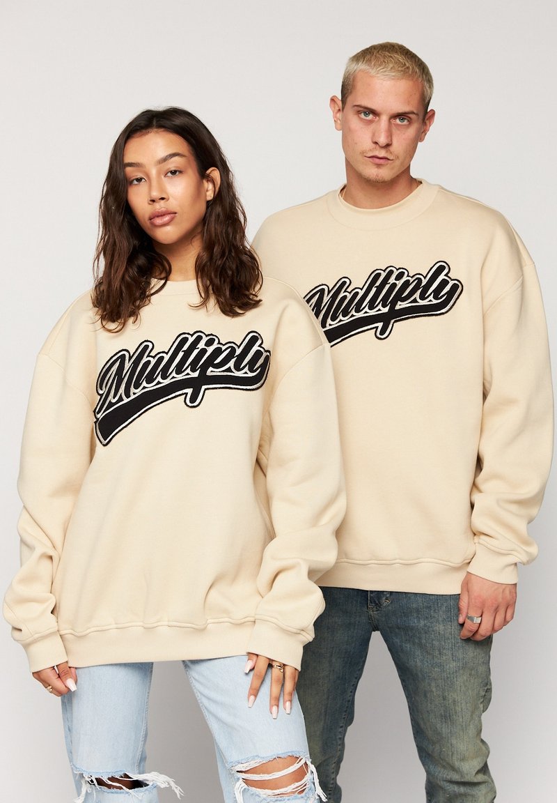 Multiply Apparel HIGHSCHOOL - Sweatshirt - oyster grey/beige - Zalando.de