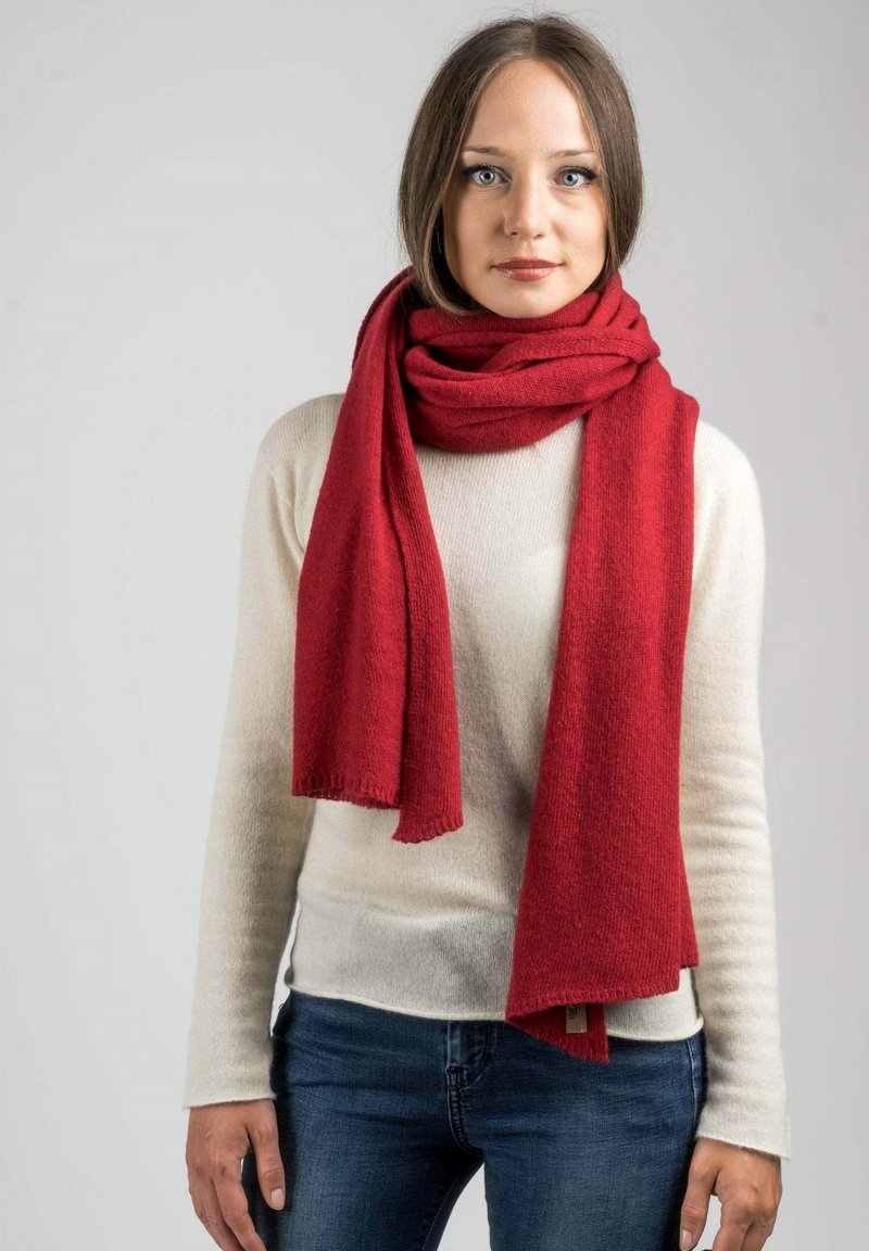 Dalle Piane Cashmere PURE - Scarf - rosso/red - Zalando.ie