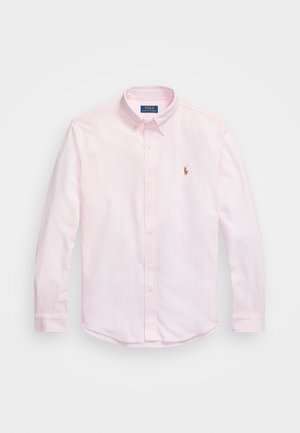 Polo Ralph Lauren SLIM FIT STRIPED STRETCH POPLIN SHIRT - Overhemd - pink/white/donkerroze ...