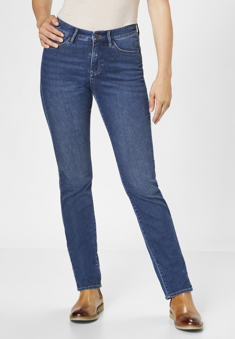 Paddock's PAT - Slim fit jeans - blue dark stone with handwork/dark ...