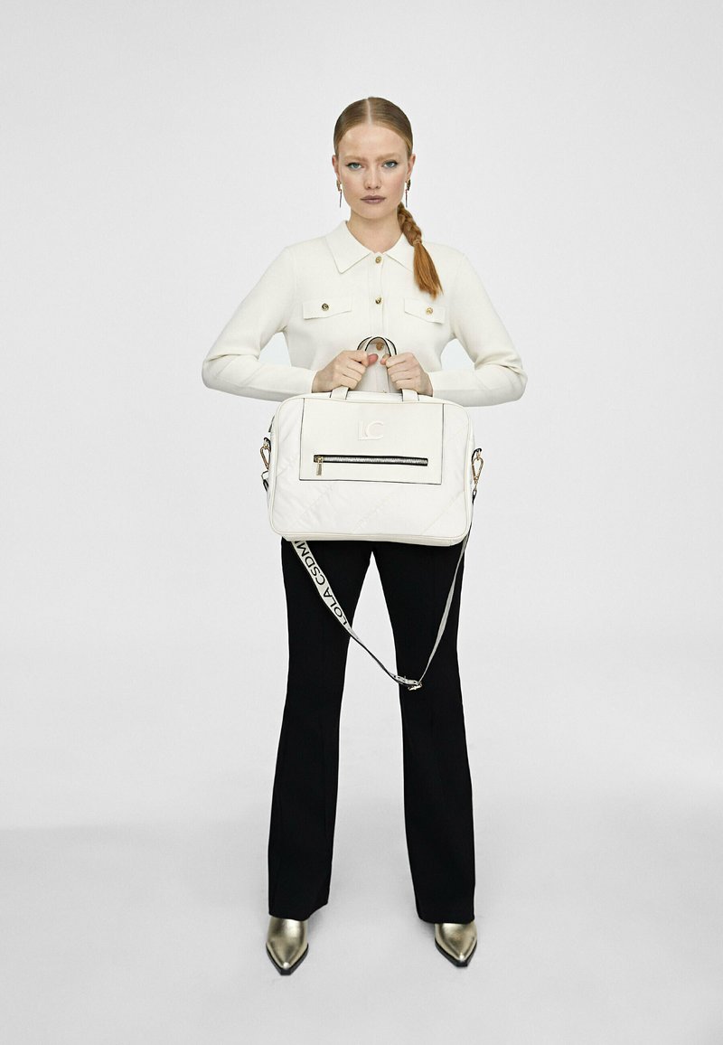 LOLA CASADEMUNT Briefcase - off white/off-white - Zalando
