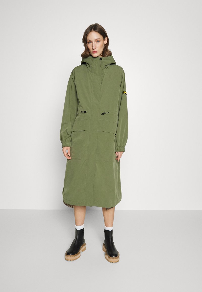 Barbour International \WOODVALE SHOWERPROOF - Parka - green smoke/green ...