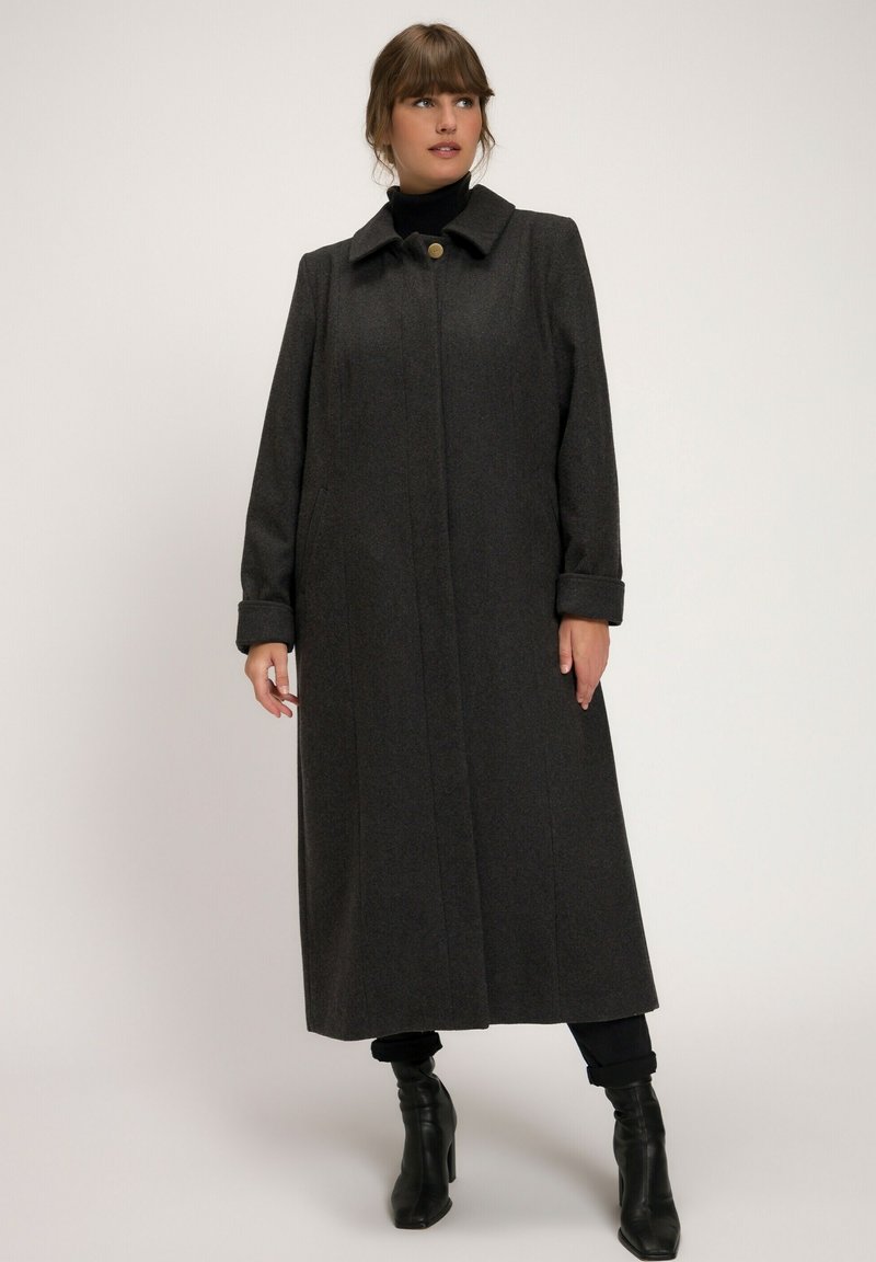 Ulla Popken LODEN - Cappotto classico - anthracite/antracite - Zalando.it