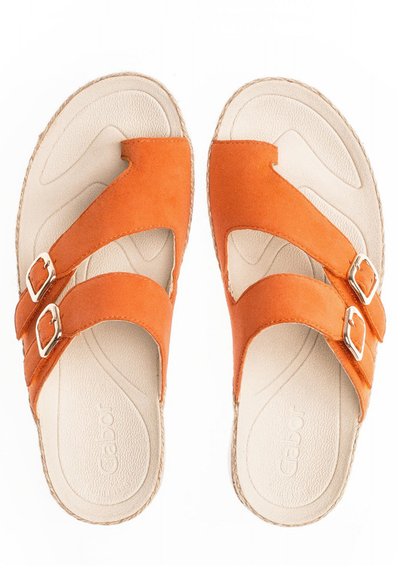 Gabor Tongs - peanut/cognac - ZALANDO.FR