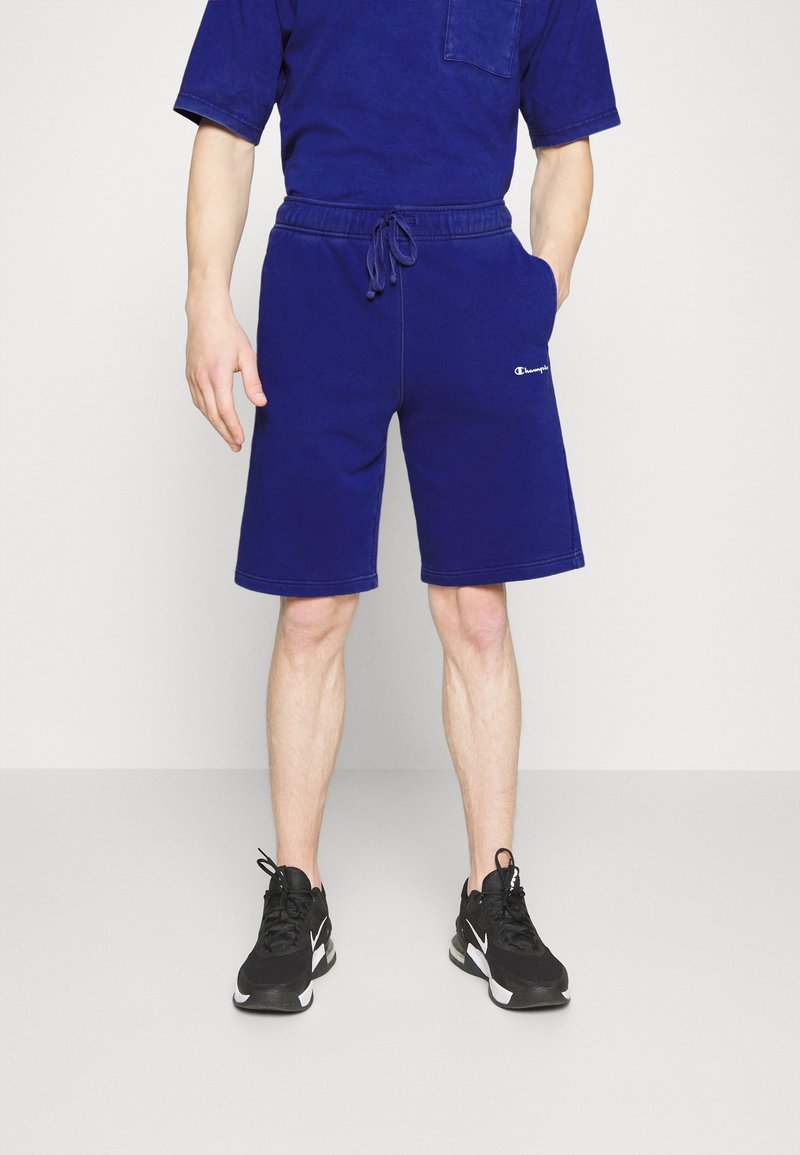 Champion LONG BERMUDA - Träningsshorts - dark blue/mörkblå - Zalando.se