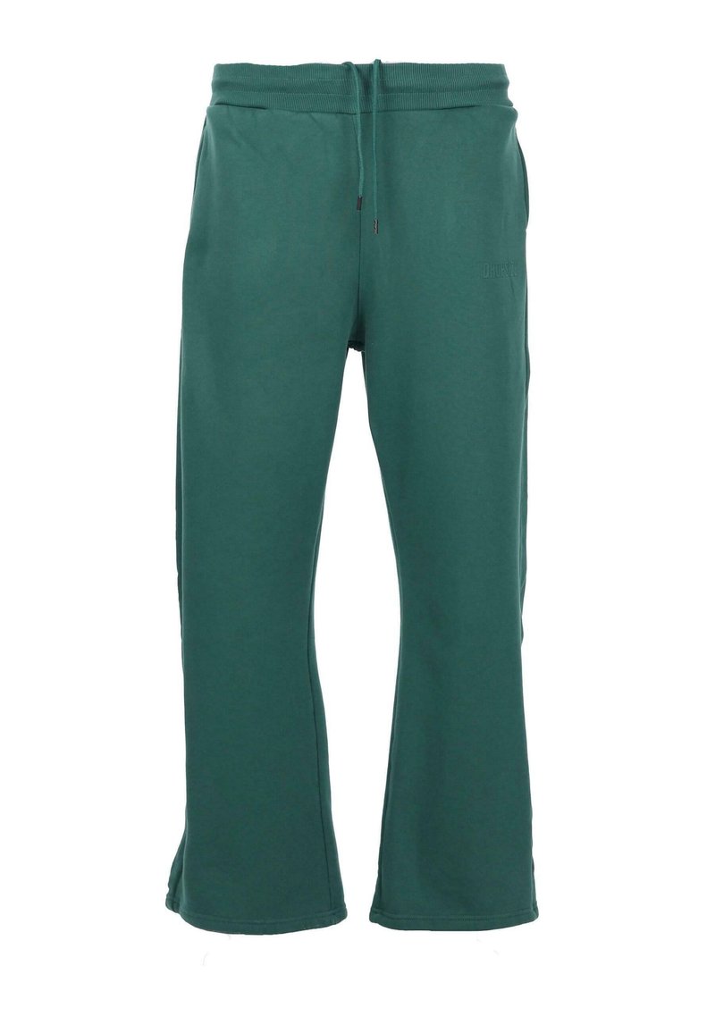 Dropsize OPEN LEG - Pantalon de survêtement - washed green/vert ...