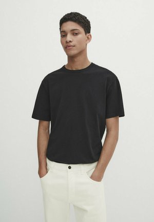 Solid DANTON - T-Shirt basic - true black/schwarz - Zalando.ch