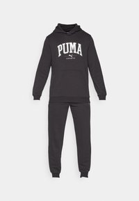 Puma SQUAD HOODED SUIT SET - Träningsset - puma black/svart - Zalando.se
