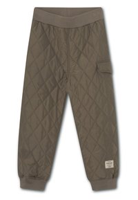 MINI A TURE JAVA THERMO PANTS UNISEX - Cargo trousers - morel grey ...
