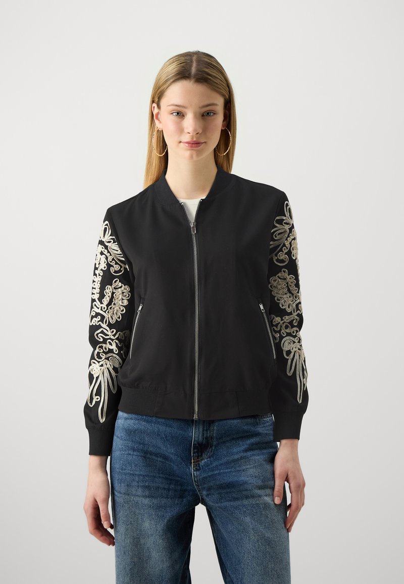 Object OBJLEE JOANA - Bomber Jacket - black - Zalando.ie