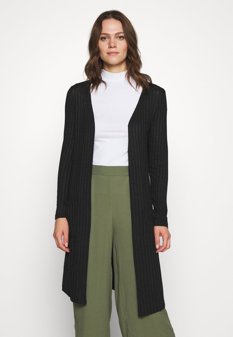 Cream MANDY CARDIGAN - Vest - pitch black/zwart - Zalando.be