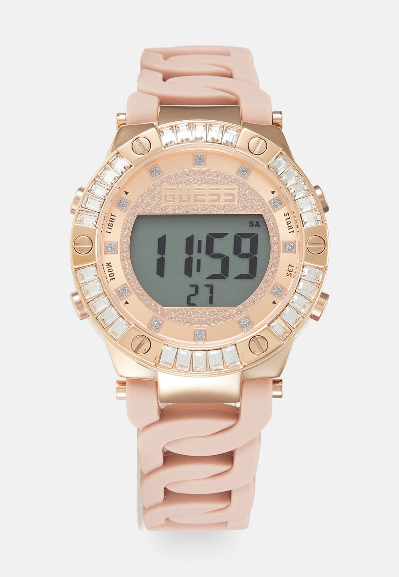 Guess LINK - Digital watch - rose/rose gold-coloured - Zalando.de