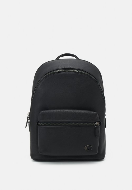 Coach BECK ROLL TOP BACKPACK IN PEBBLE UNISEX - Tagesrucksack - black ...