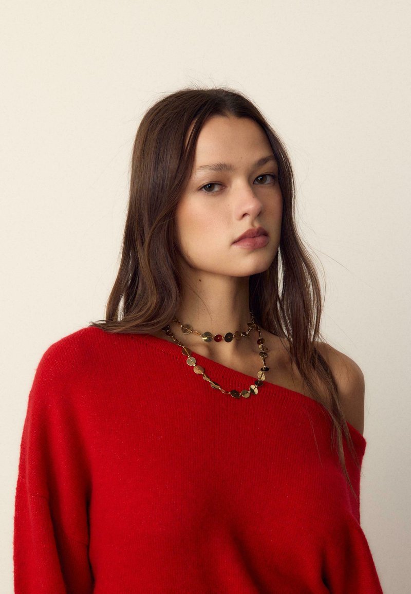 Stradivarius SET OF 2 MINI COIN 00031111 - Necklace - gold-coloured ...