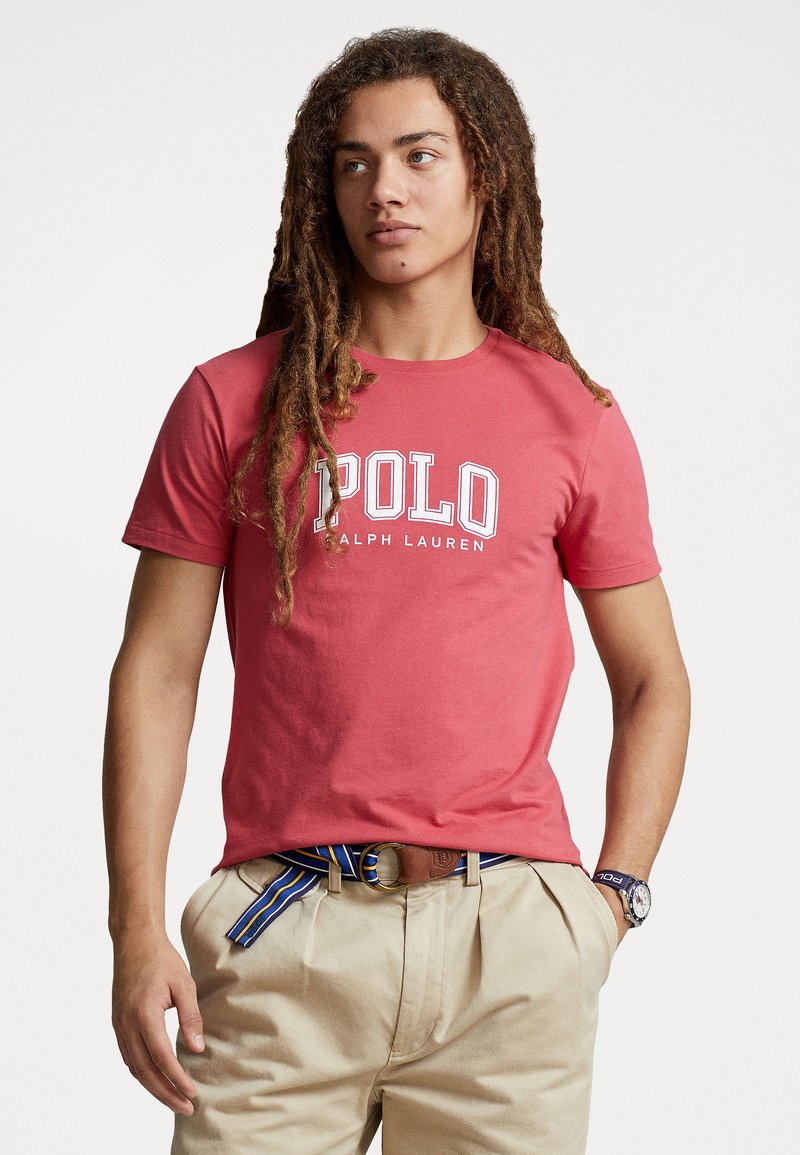 Polo Ralph Lauren SHORT SLEEVE - T-Shirt print - nantucket red/rot ...