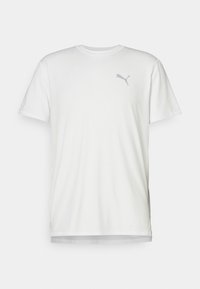 Puma RUN CLOUDSPUN TEE - Sports T-shirt - puma white/white - Zalando.co.uk