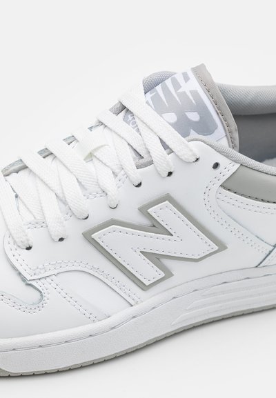 New Balance BB480 UNISEX - Basketsko - white/light grey/vit - Zalando.se