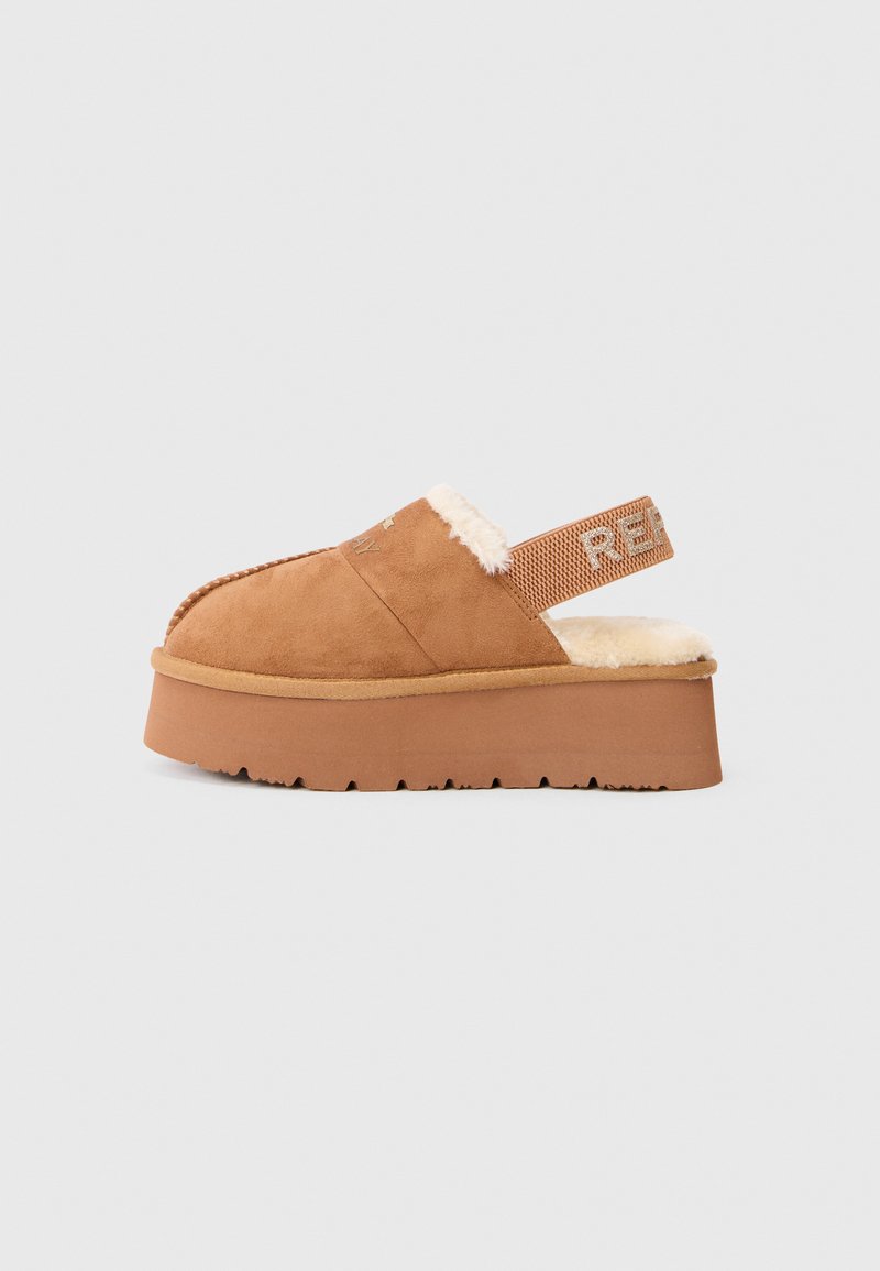 Replay CHIC - Papuci de casă - brown/maro - Zalando.ro