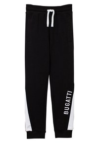 bugatti Tracksuit bottoms - jet black/black - Zalando