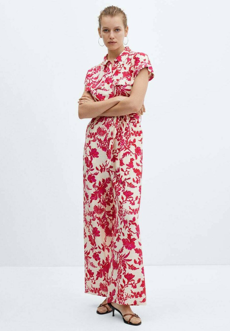 Mango ECUADOR - Jumpsuit - coral red/koraalrood - Zalando.nl