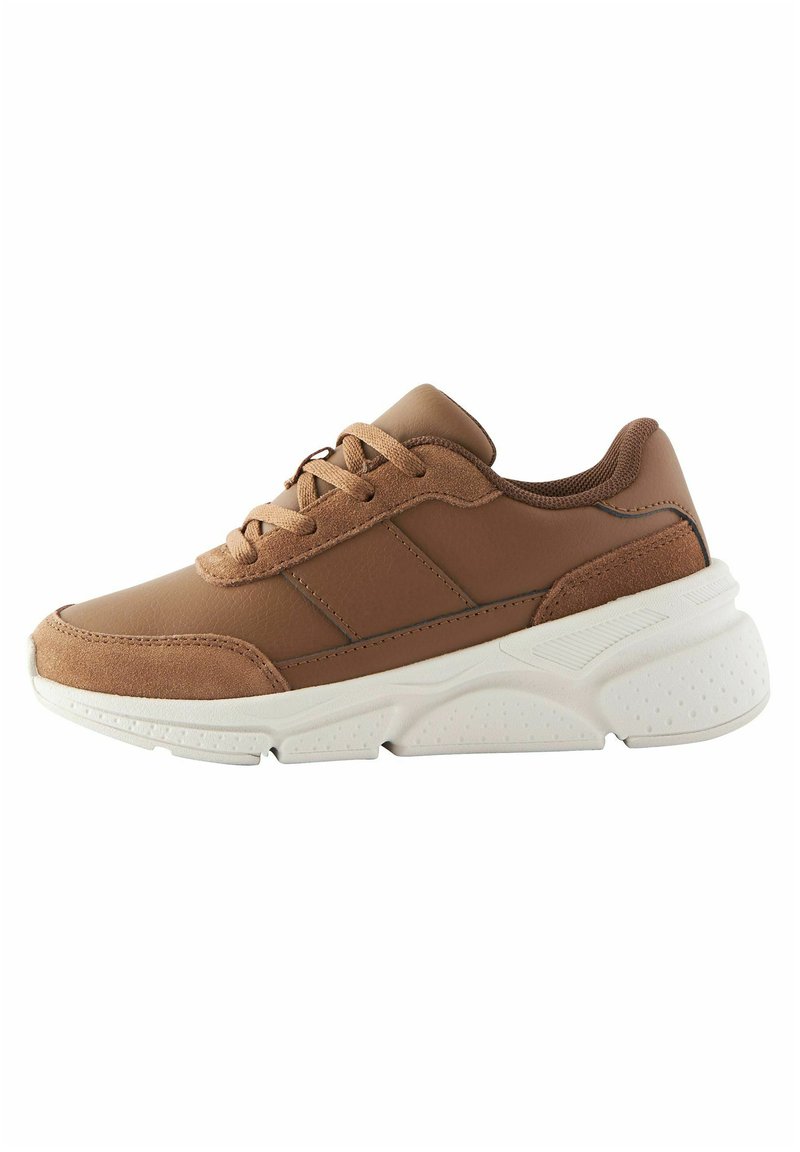 Next LEATHER TRAINERS - Sneakers - tan brown/brun - Zalando.dk