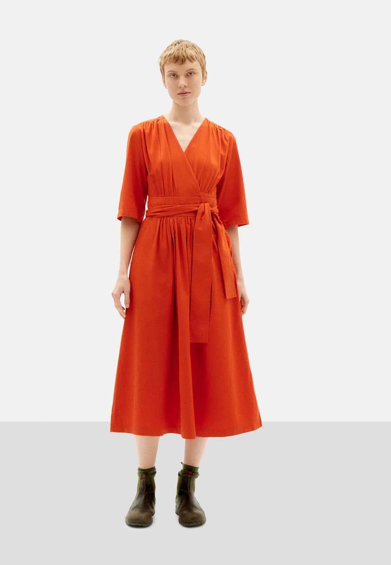 Thinking Mu ANGELICA - Jerseykleid - orange - Zalando.de