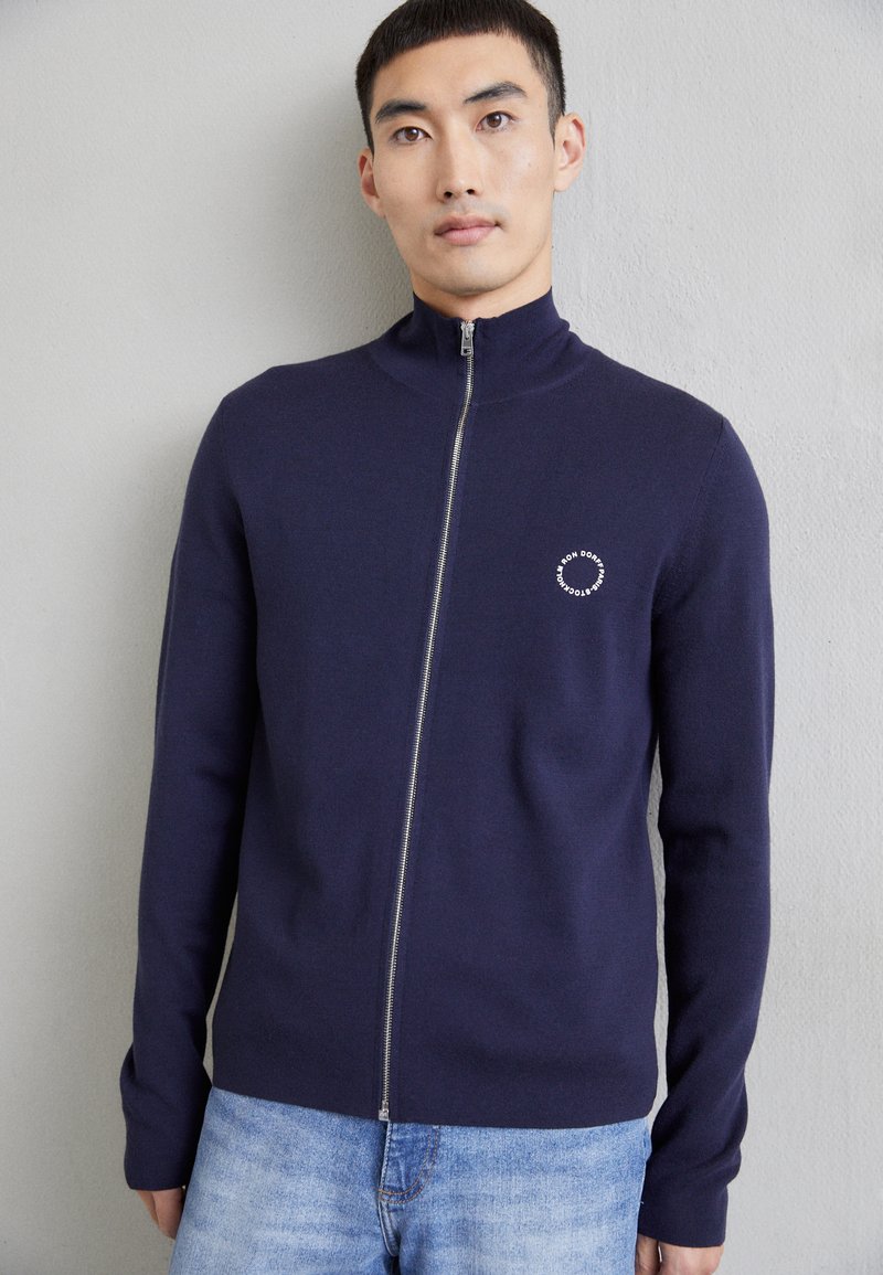 Ron Dorff MILANO JACKET - Jumper - navy/dark blue - Zalando