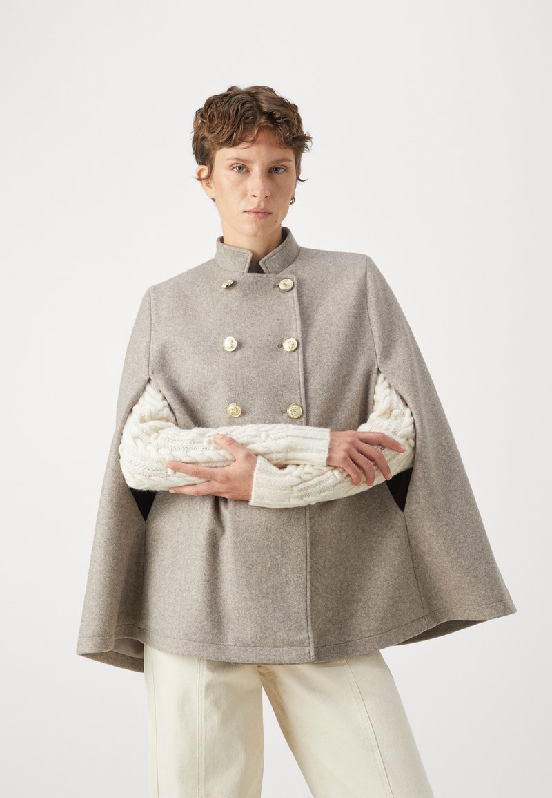 ONLY ONLNANCY - Poncho - walnut/maro - Zalando.ro
