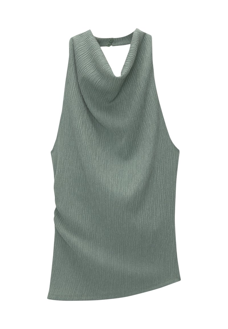 PULL&BEAR HALTER - Top - evergreen/tanne - Zalando.de